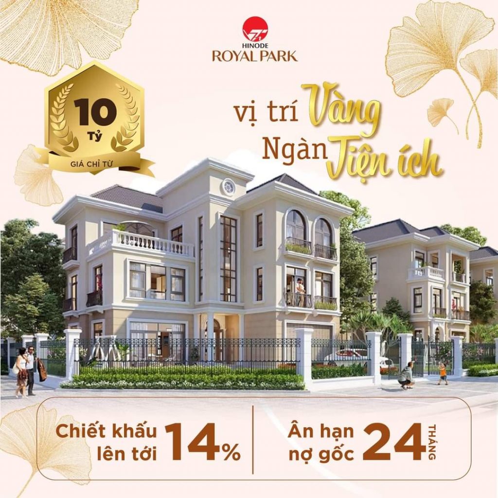 Biệt thự Hinode Royal Park, Kim Chung Di Trạch, Hoài Đức